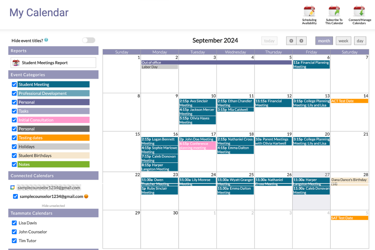 Features - CollegePlannerPro
